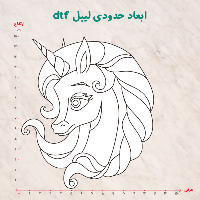 قیمت و خرید استیکر پارچه و لباس مدل dtf طرح یونیکورن کد H15.1044 مجموعه 4 عددی