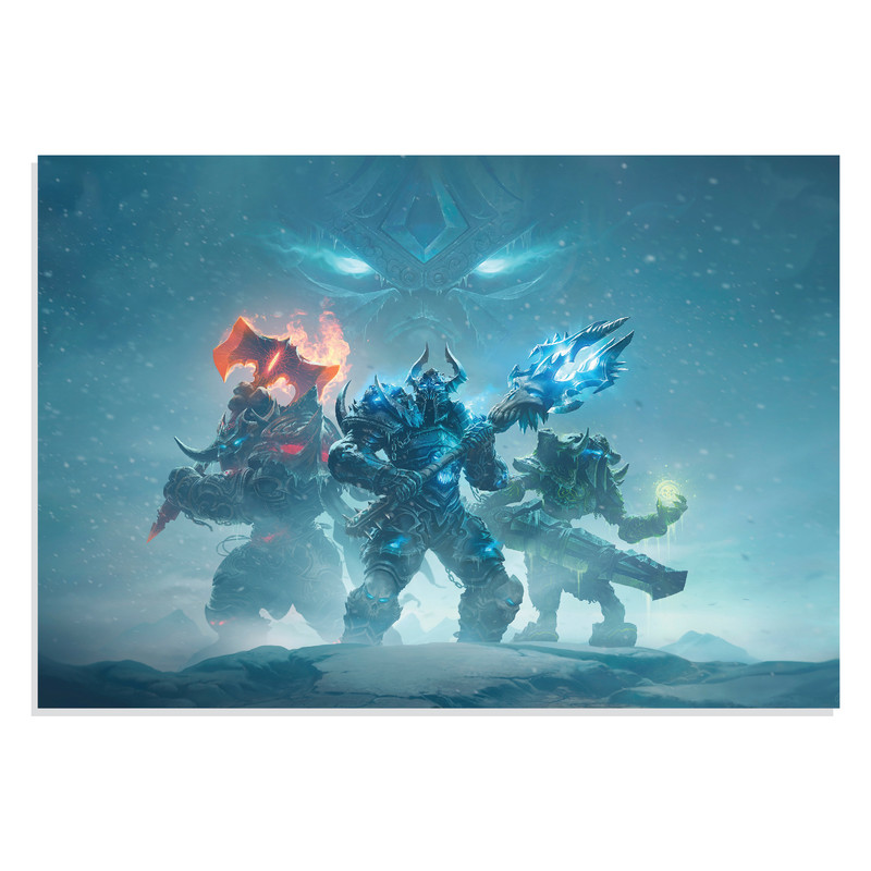 قیمت و خرید پوستر طرح Gaming بازی دنیای وارکرفت خشم لیچ کینگ مدل NV0955