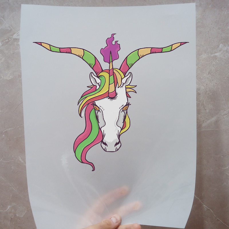 مشخصات، قیمت و خرید استیکر پارچه و لباس مدل dtf طرح یونیکورن کد H20.256 مجموعه 3 عددی | دیجی‌کالا