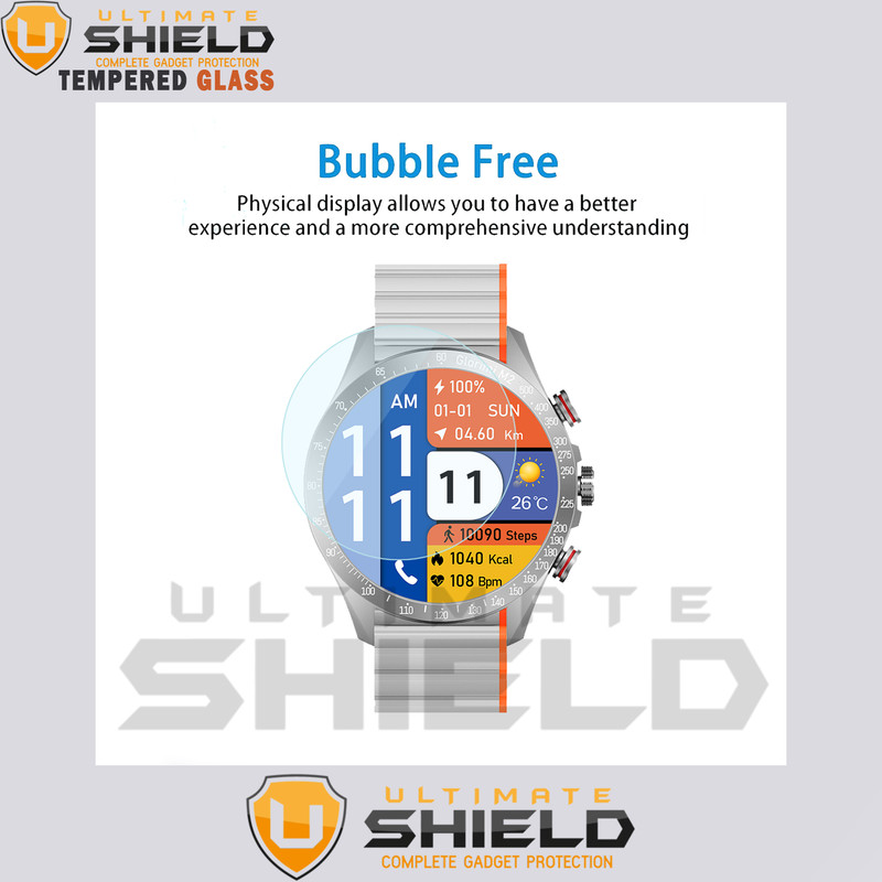 قیمت و خرید محافظ صفحه نمایش شیشه‌ای آلتیمیت شیلد مدل SH-UL مناسب برای ساعت هوشمند گلوریمی M2