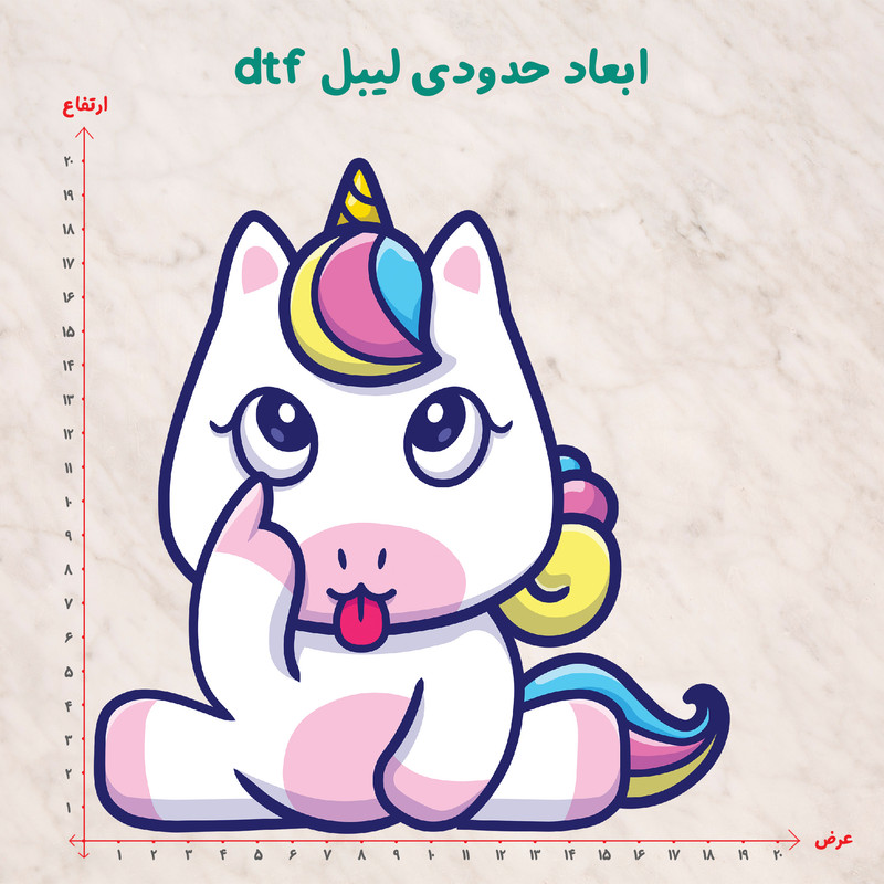 قیمت و خرید استیکر پارچه و لباس مدل dtf طرح یونیکورن کد H20.768 مجموعه 3 عددی