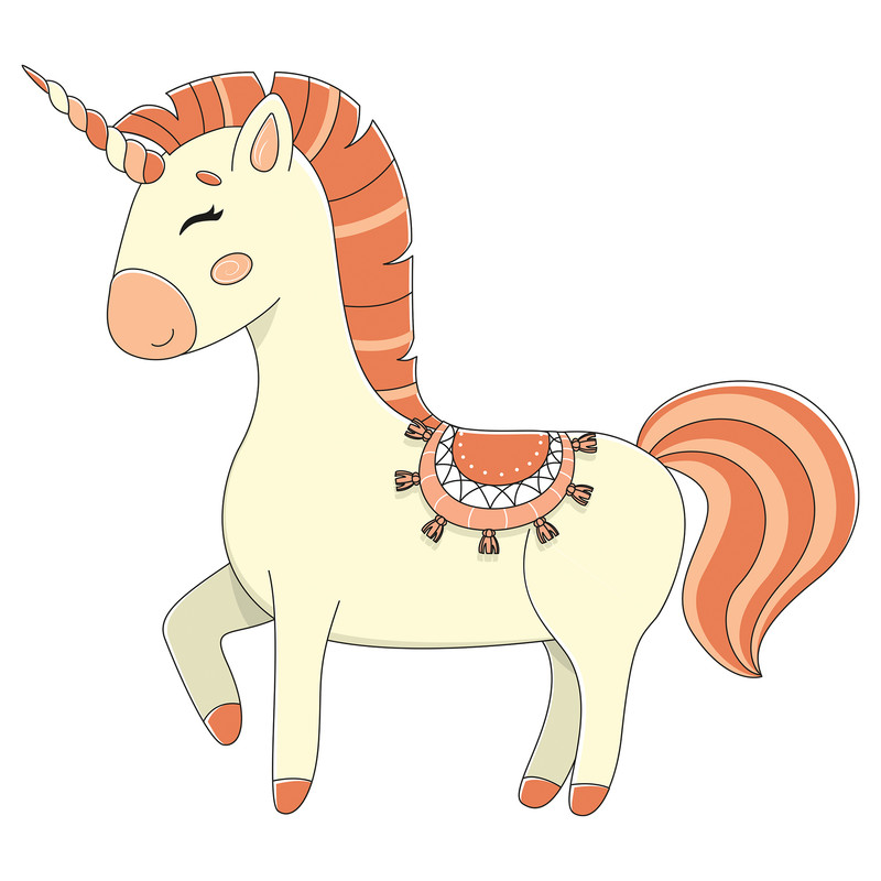 قیمت و خرید استیکر پارچه و لباس مدل dtf طرح یونیکورن کد H20.865 مجموعه 3 عددی