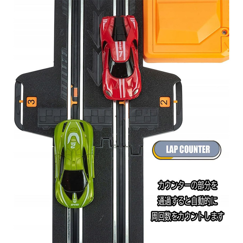 قیمت و خرید کیت ماشین بازی مدل ریسینگ کنترلی دو تونل طرح هفت متری کد A64-6-A