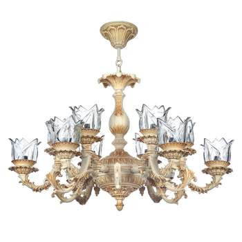 قیمت و خرید لوستر 12 شعله چشمه نور کد S3689/6GWT