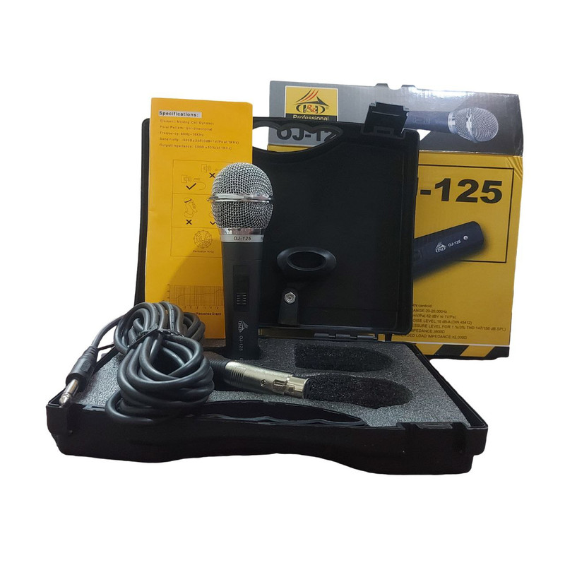 قیمت و خرید میکروفن داینامیک دی اند دی مدل oj-125