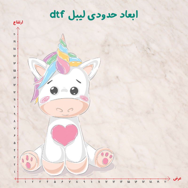 قیمت و خرید استیکر پارچه و لباس مدل dtf طرح یونیکورن کد H20.244 مجموعه 3 عددی