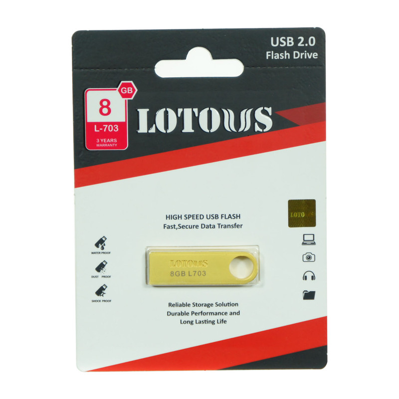 قیمت و خرید فلش مموری لوتوس مدل L703 ظرفیت 8 گیگابایت