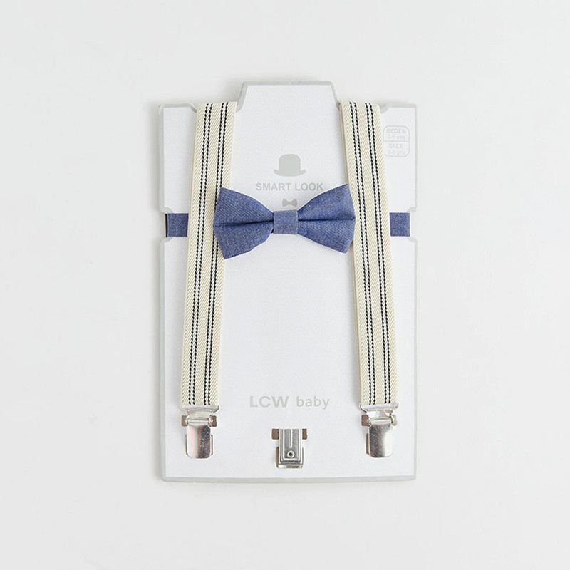 قیمت و خرید ست ساسبند و پاپیون پسرانه ال سی وایکیکی مدل SMART LOOK