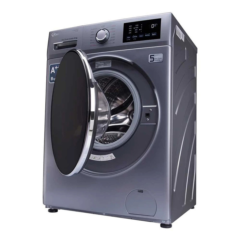 قیمت و خرید ماشین لباسشویی اتوماتیک جی پلاس مدل GWM-M822BS ظرفیت 8 کیلوگرم