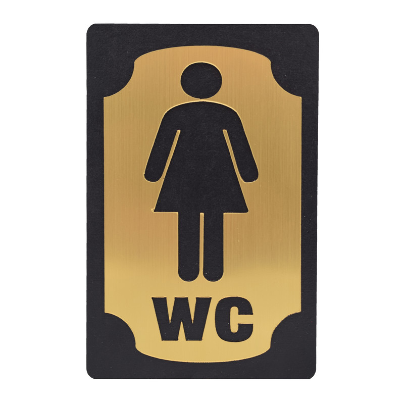 قیمت و خرید تابلو نشانگر طرح سرویس بهداشتی بانوان مدل Wc V