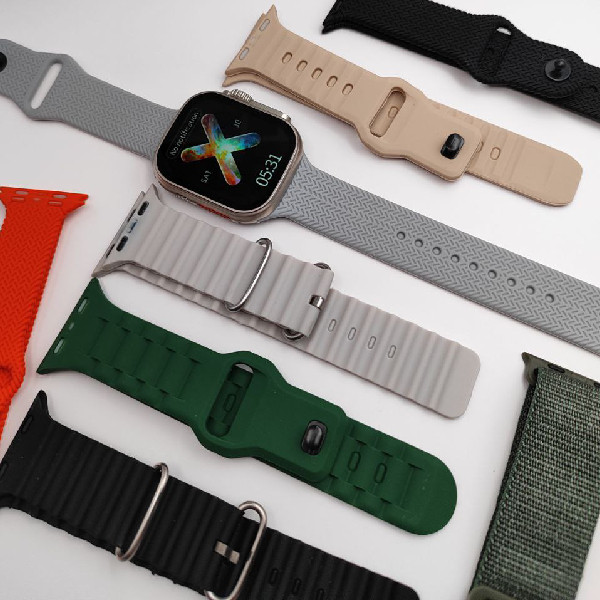 قیمت و خرید ساعت هوشمند 45میلی‌متر ویسمی مدل wisme-x15 با بند سیلیکونی به همراه هدفون