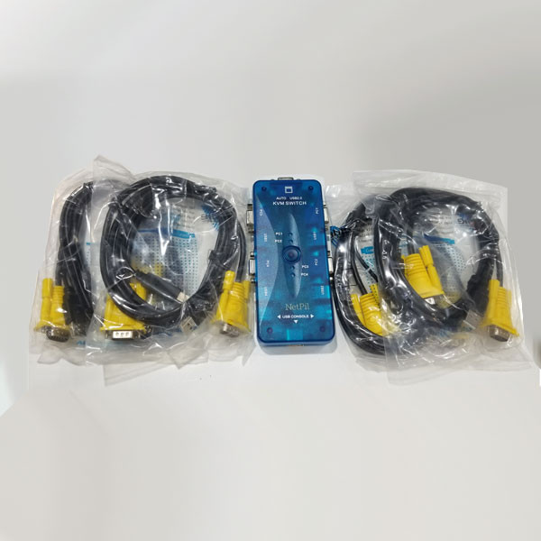 قیمت و خرید سوییچ چهار پورت KVM نت پیل مدل 104UK-T