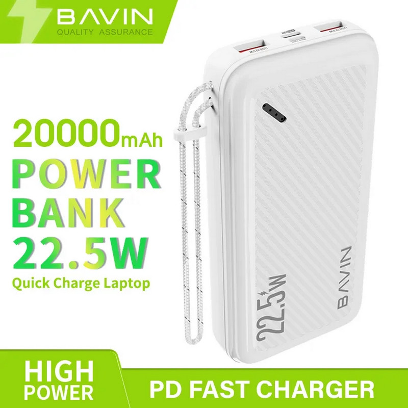 قیمت و خرید پاوربانک باوین مدل PC031 ظرفیت 20000 میلی‌آمپر ساعت