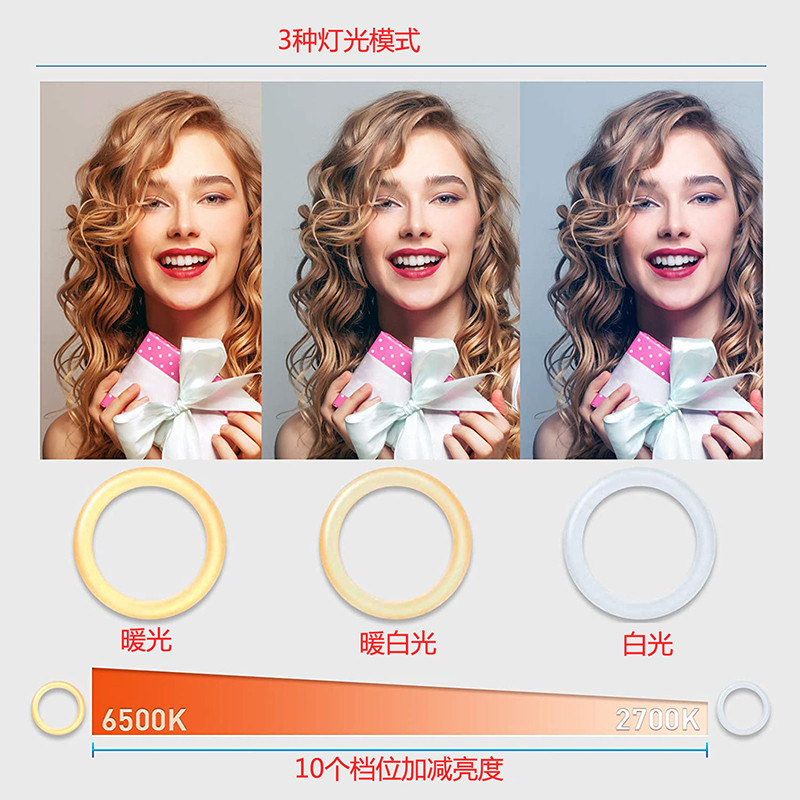 قیمت و خرید رینگ لایت مدل LJJ-33 RGB