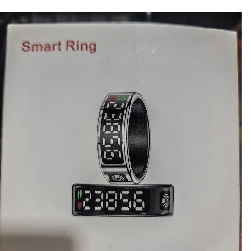 قیمت و خرید حلقه هوشمند اسمارت رینگ مدل Sr08 رنگ‌ مشکی براق