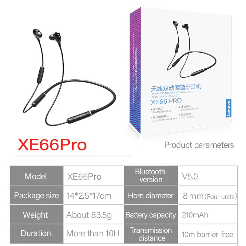 قیمت و خرید هندزفری بلوتوثی لنوو مدل XE66 Pro