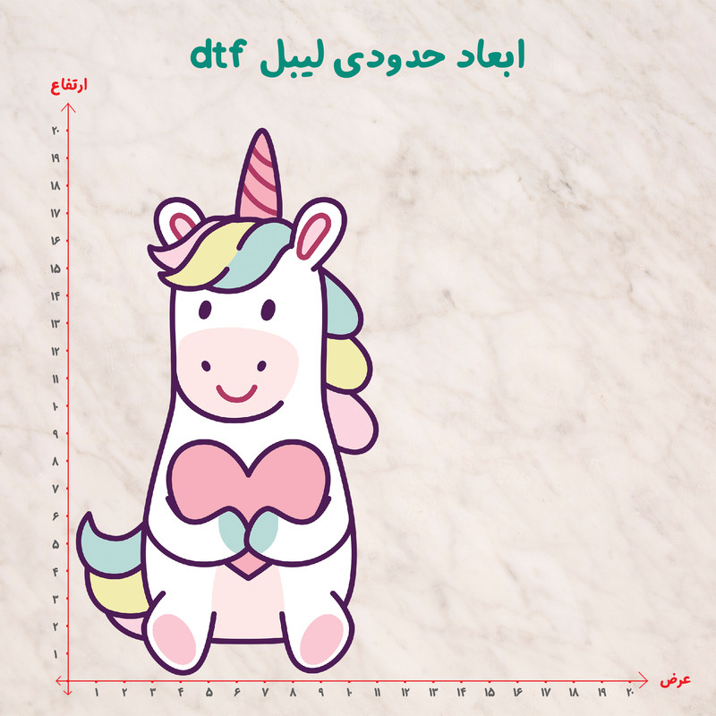 قیمت و خرید استیکر پارچه و لباس مدل dtf طرح یونیکورن کد H20.850 مجموعه 3 عددی
