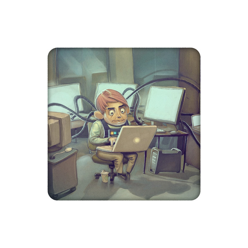 قیمت و خرید زیرلیوانی طرح مهندس کامپیوتر کد 523745