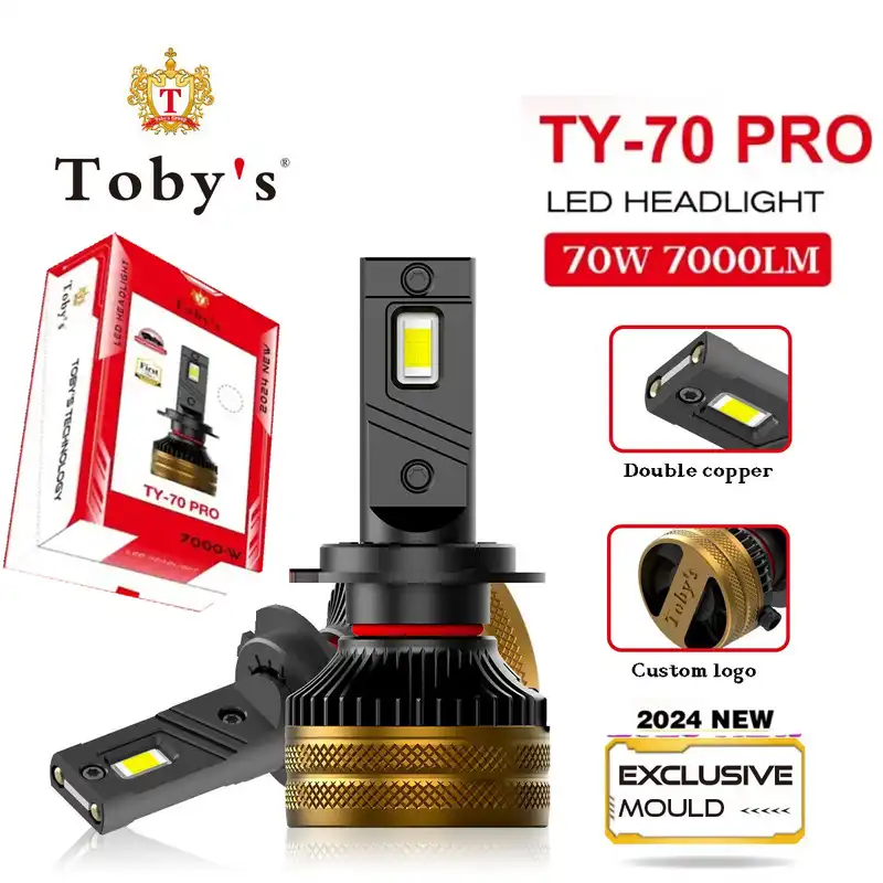 ⭐️ خرید اینترنتی لامپ هدلایت خودرو توبیز مدل TY70 pro پایه H7 بسته دو عددی (1404) - دیگسون ⭐️