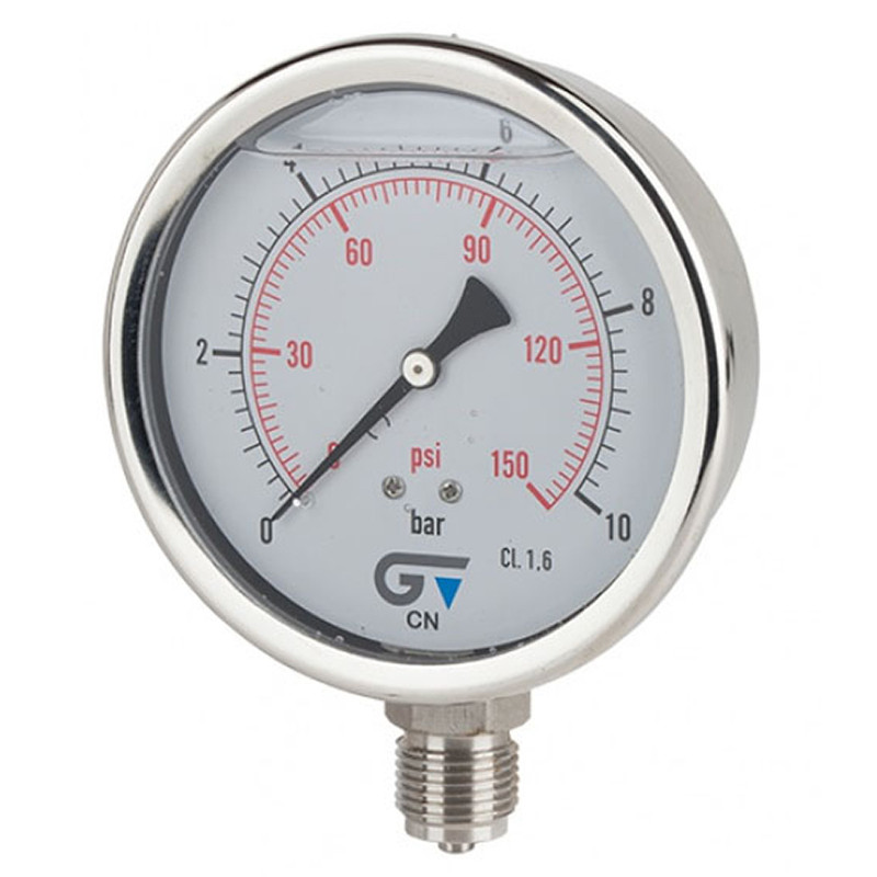 قیمت و خرید گیج فشار خنبره مدل 3824010 رنج 0 تا 10 بار