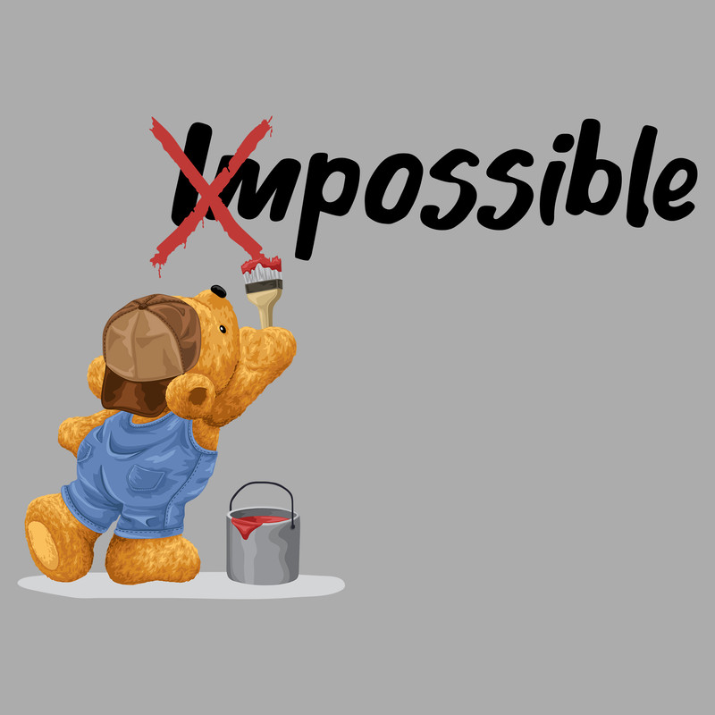 قیمت و خرید استیکر پارچه و لباس مدل dtf طرح تدی کد H15.102 مجموعه 4 عددی