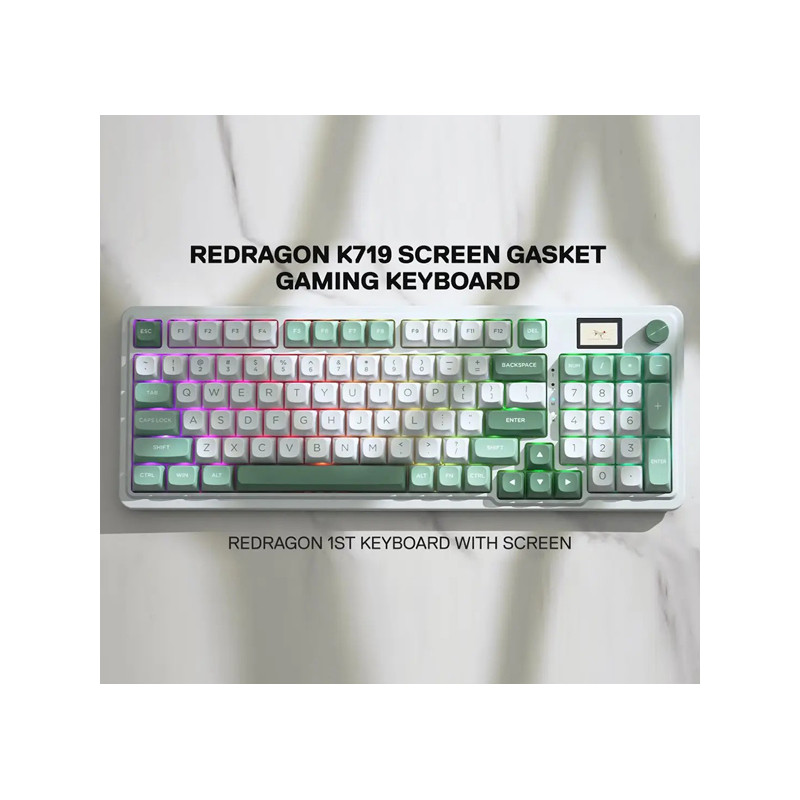 قیمت و خرید کیبورد مخصوص بازی ردراگون مدل GALATIN K719 WG PRO