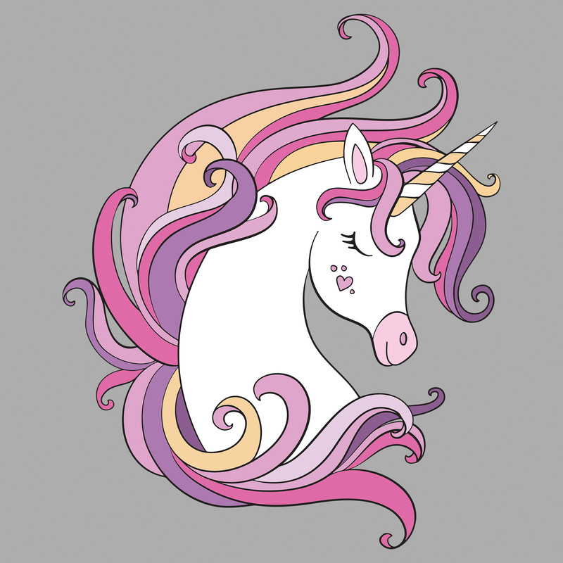 قیمت و خرید استیکر پارچه و لباس مدل dtf طرح یونیکورن کد H20.875 مجموعه 3 عددی