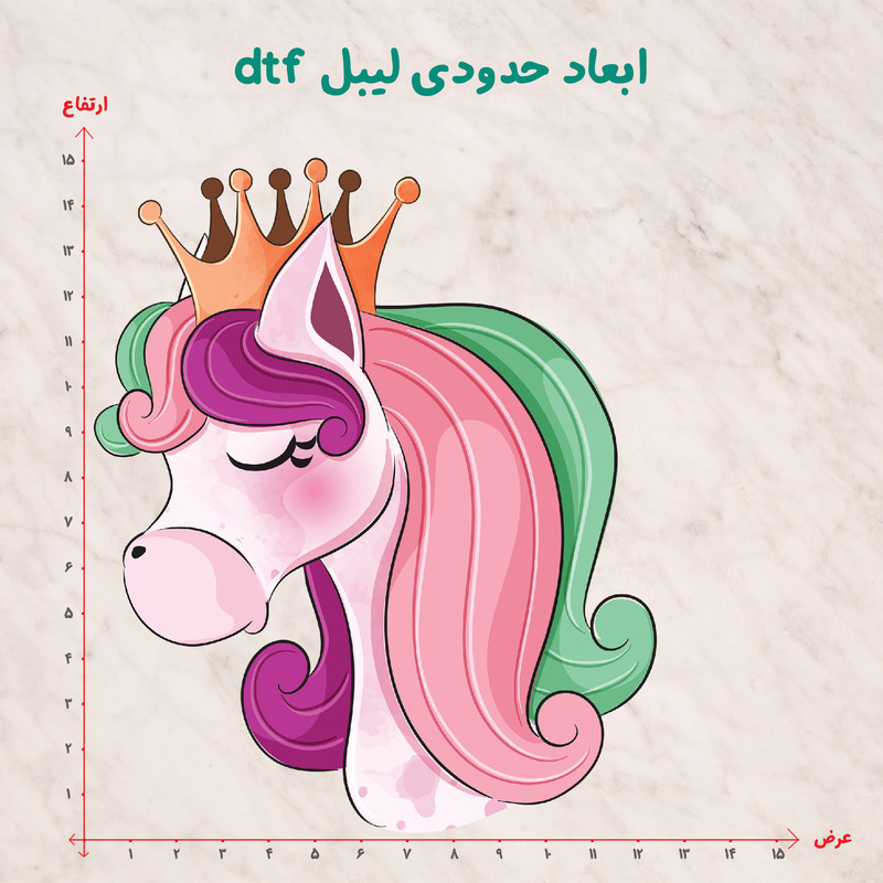 قیمت و خرید استیکر پارچه و لباس مدل dtf طرح یونیکورن کد H15.388 مجموعه 4 عددی