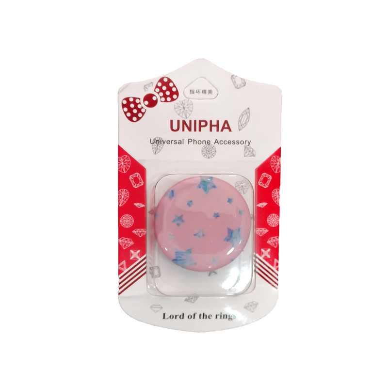 قیمت و خرید پایه نگهدارنده گوشی موبایل پاپ سوکت طرح ستاره مدل Unipha
