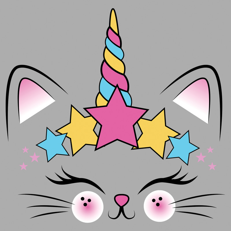 قیمت و خرید استیکر پارچه و لباس مدل dtf طرح یونیکورن کد H15.16 مجموعه 4 عددی