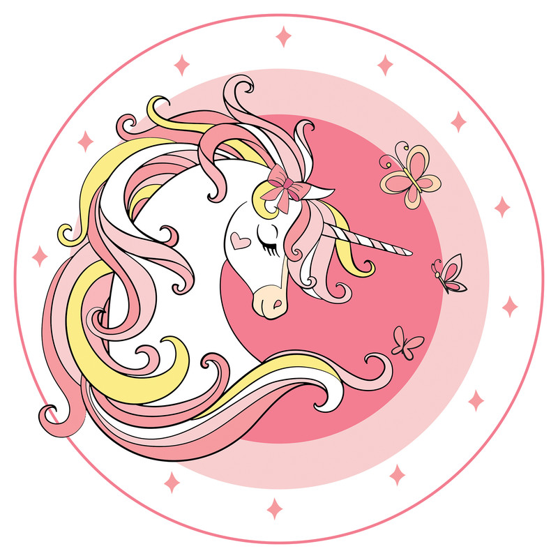 قیمت و خرید استیکر پارچه و لباس مدل dtf طرح یونیکورن کد H20.246 مجموعه 3 عددی