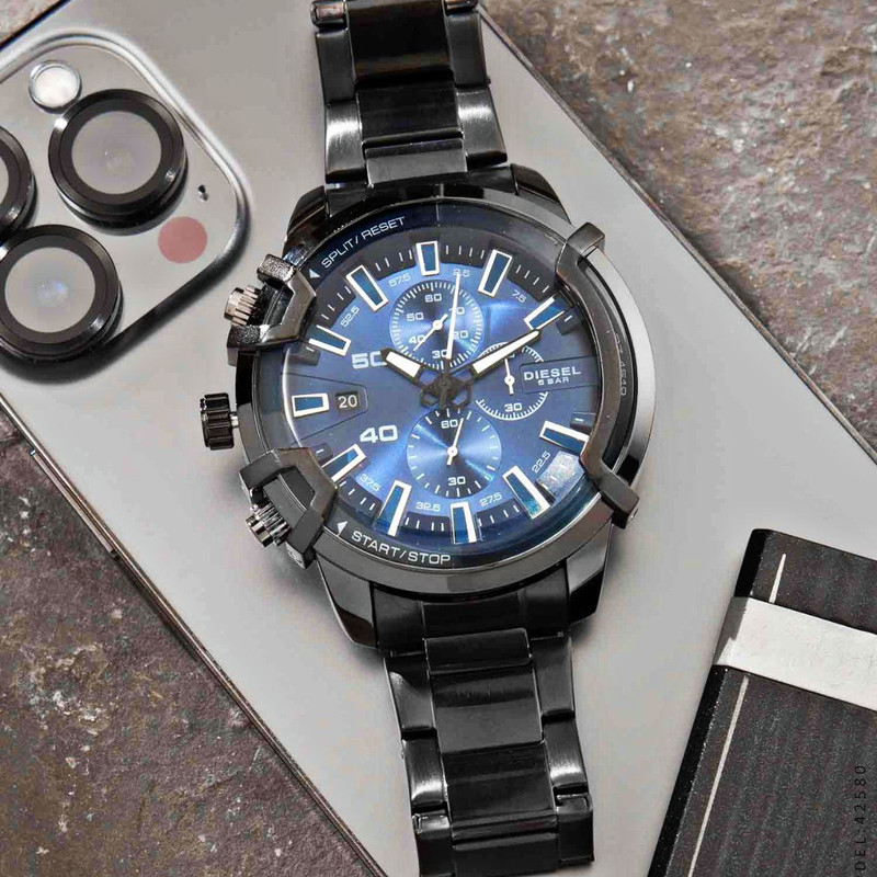 قیمت و خرید ساعت مچی عقربه‌ای مردانه مدل Dz_ak_کورنوگراف سه موتور فعال