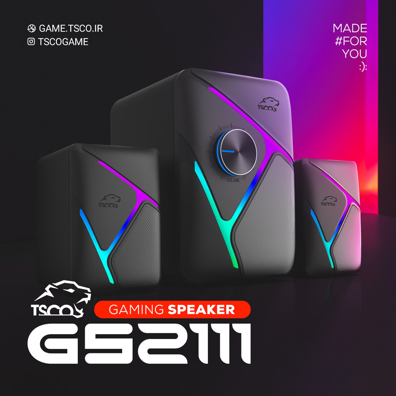 قیمت و خرید اسپیکر دسکتاپ تسکو مدل GS 2111