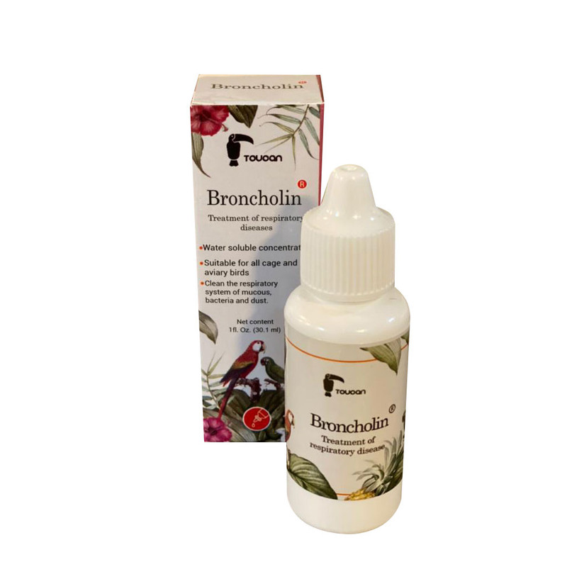 قیمت و خرید قطره ضد سرماخوردگی پرندگان توکان مدل Broncholin حجم 30 میلی ...