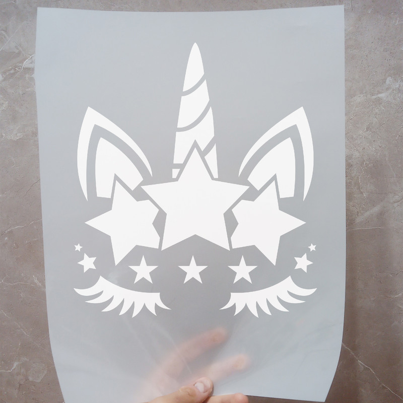 قیمت و خرید استیکر پارچه و لباس مدل dtf طرح یونیکورن کد H20.7 مجموعه 3 عددی