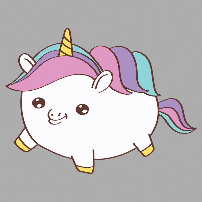 قیمت و خرید استیکر پارچه و لباس مدل dtf طرح یونیکورن کد H20.882 مجموعه 3 عددی