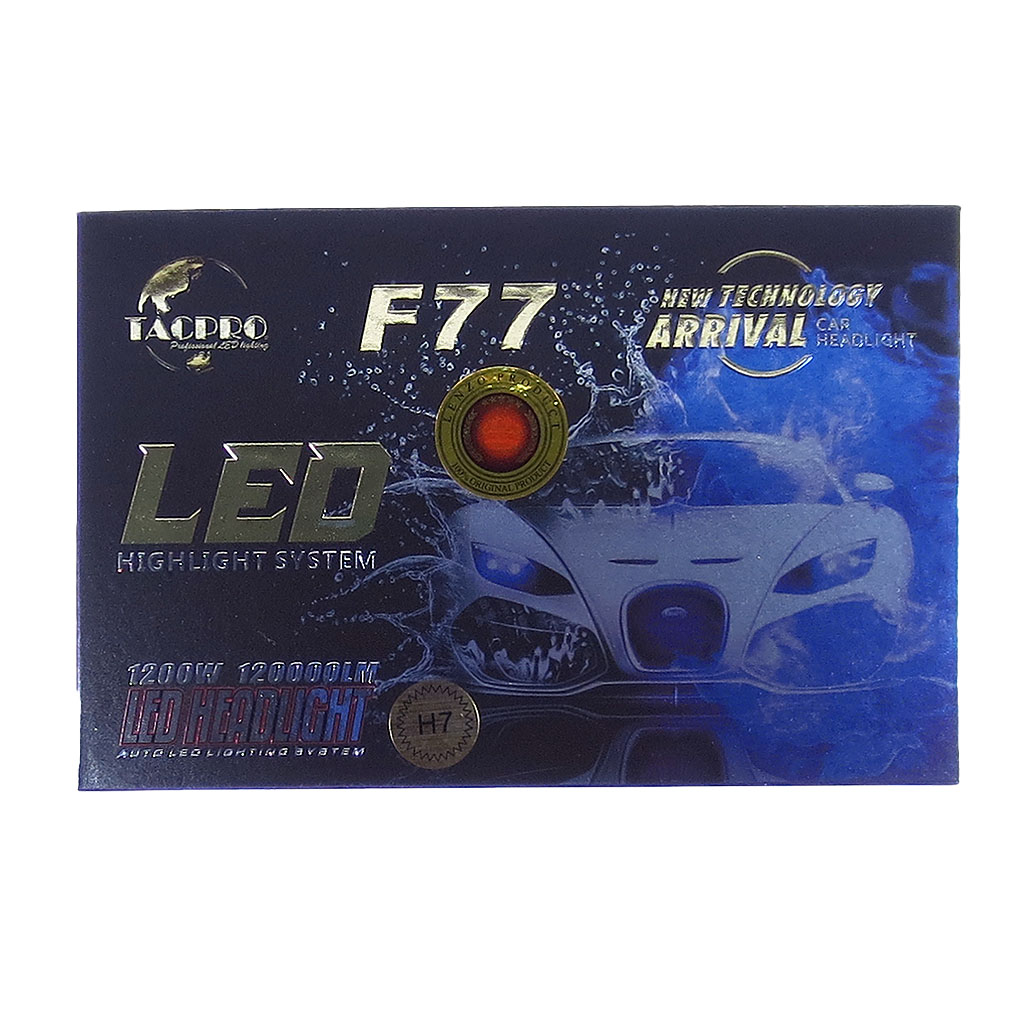 ⭐️ خرید اینترنتی هدلایت تکپرو مدل F77 پایه H7 بسته دو عددی (1403) - فروشگاه دیگسون ⭐️