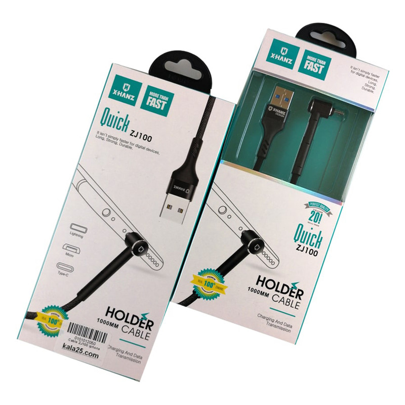 قیمت و خرید کابل تبدیل USB به لایتنینگ ایکس هانز مدل ZJ100 طول 1 متر