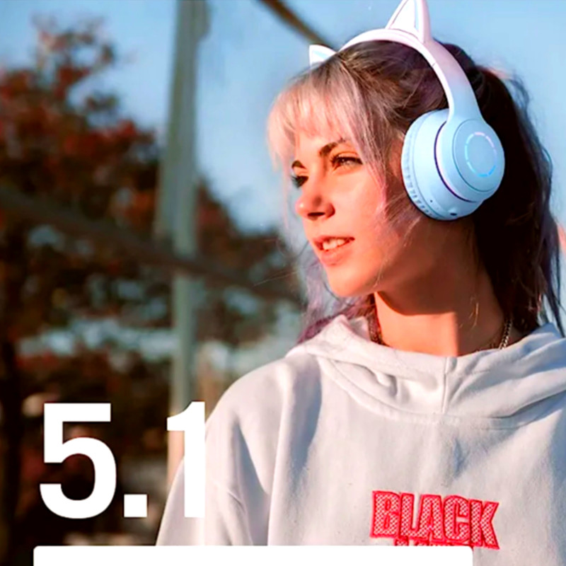 قیمت و خرید هدفون بلوتوثی مدل STN-07 طرح Cat