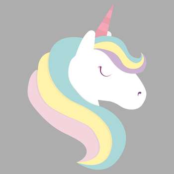 قیمت و خرید استیکر پارچه و لباس مدل dtf طرح یونیکورن کد H20.292 مجموعه 6 عددی