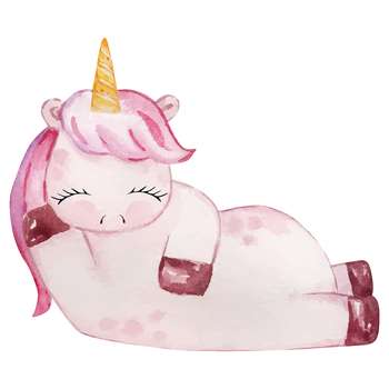 قیمت و خرید استیکر پارچه و لباس مدل dtf طرح یونیکورن کد H20.538 مجموعه 3 عددی