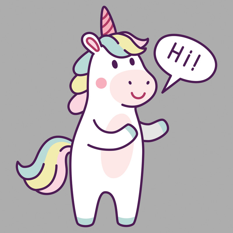 قیمت و خرید استیکر پارچه و لباس مدل dtf طرح یونیکورن کد H15.851 مجموعه 4 عددی