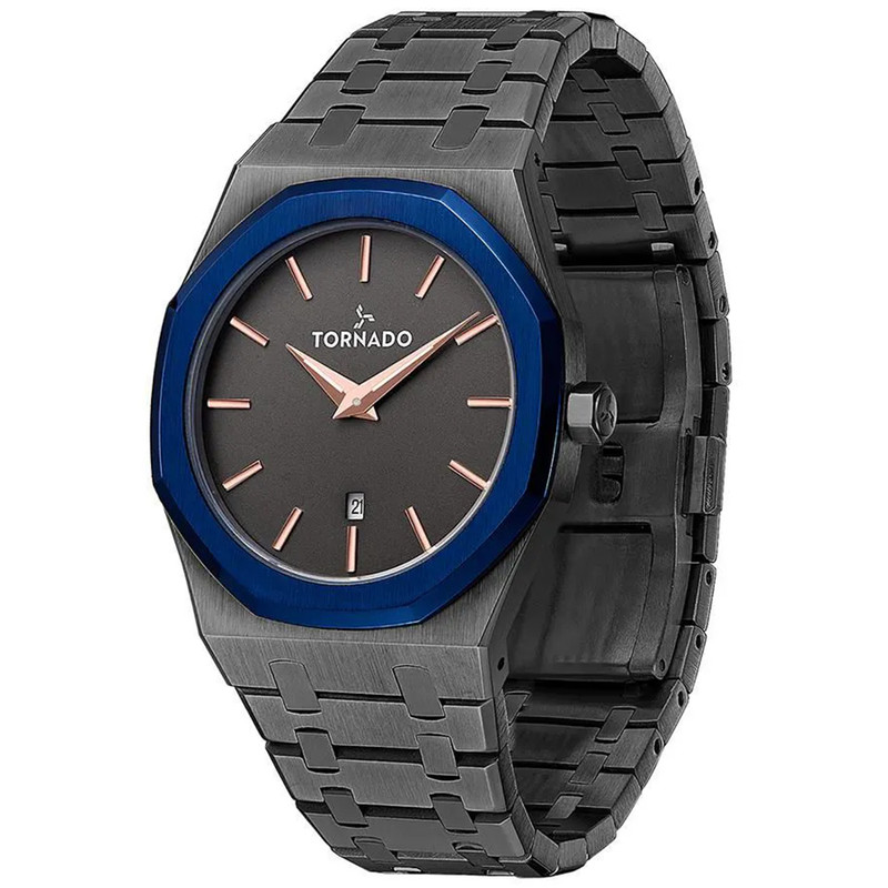 قیمت و خرید ساعت مچی عقربه‌ای کوارتز مردانه تورنادو مدل T9009-XBXXL