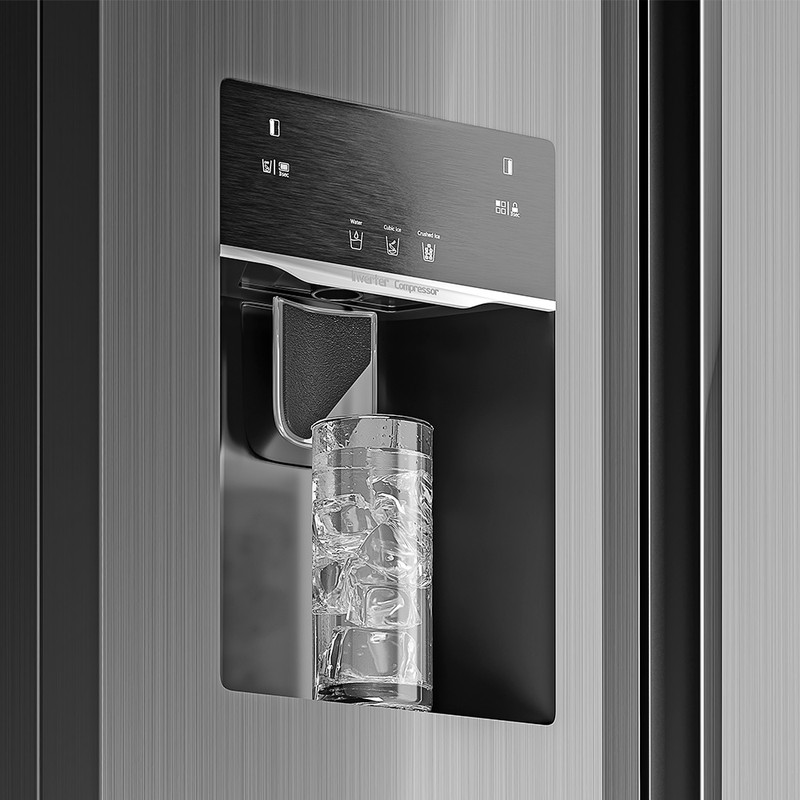 قیمت و خرید یخچال و فریزر ساید بای ساید 28 فوت جی پلاس مدل GSS-P7635S