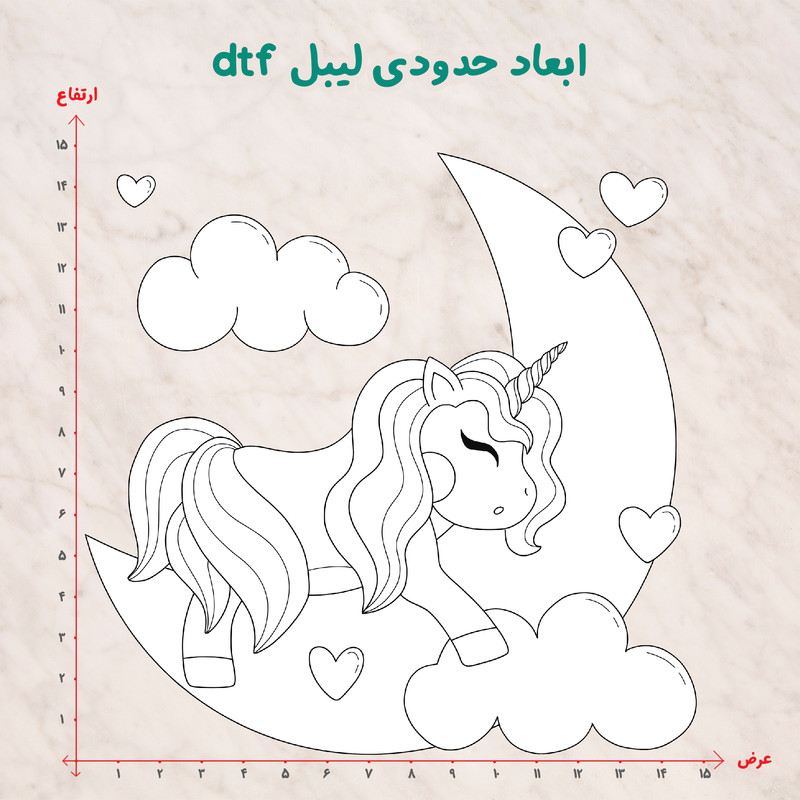 قیمت و خرید استیکر پارچه و لباس مدل dtf طرح یونیکورن کد H15.1057 مجموعه 4 عددی