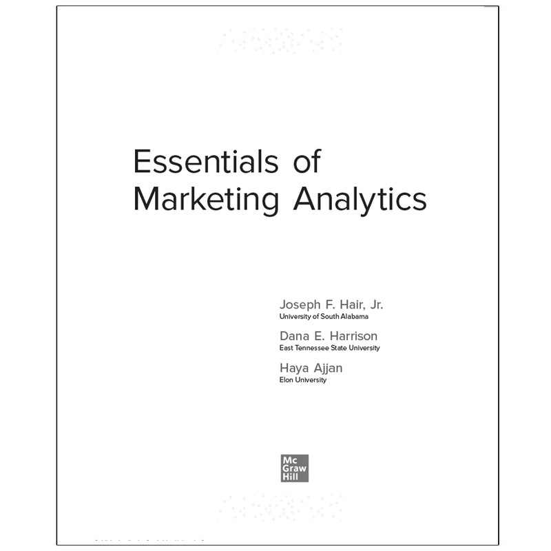 قیمت و خرید کتاب Essentials of Marketing Analytics اثر جمعی از نویسندگان انتشارات رایان کاویان