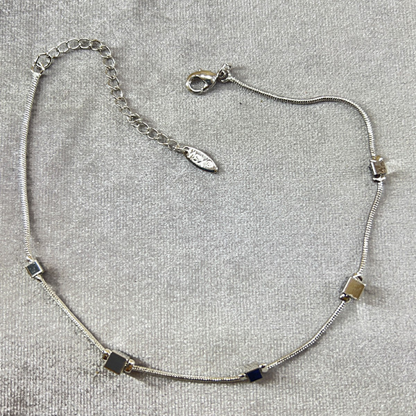 قیمت و خرید پابند زنانه وای اس ایکس مدل زنجیری پنج مکعب کد 4653263