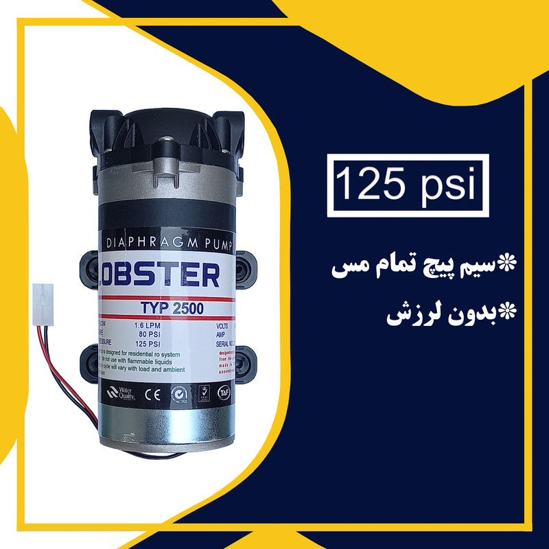 قیمت و خرید پمپ دستگاه تصفیه آب لابستر مدل نیو فایبر