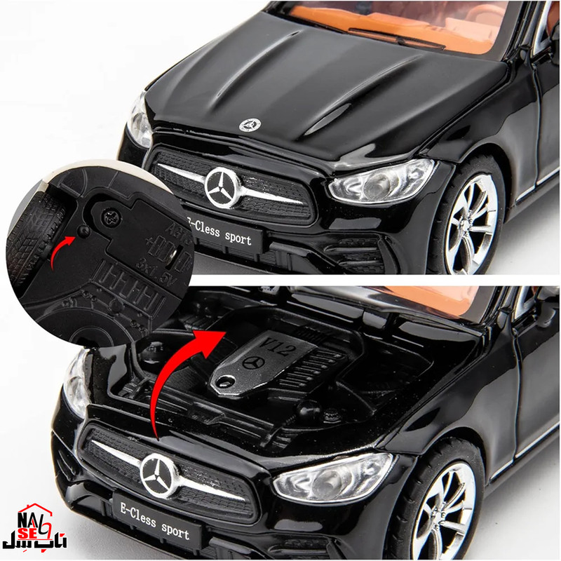 قیمت و خرید ماشین بازی ناب سل مدل فلزی مرسدس بنز C Class موزیکال