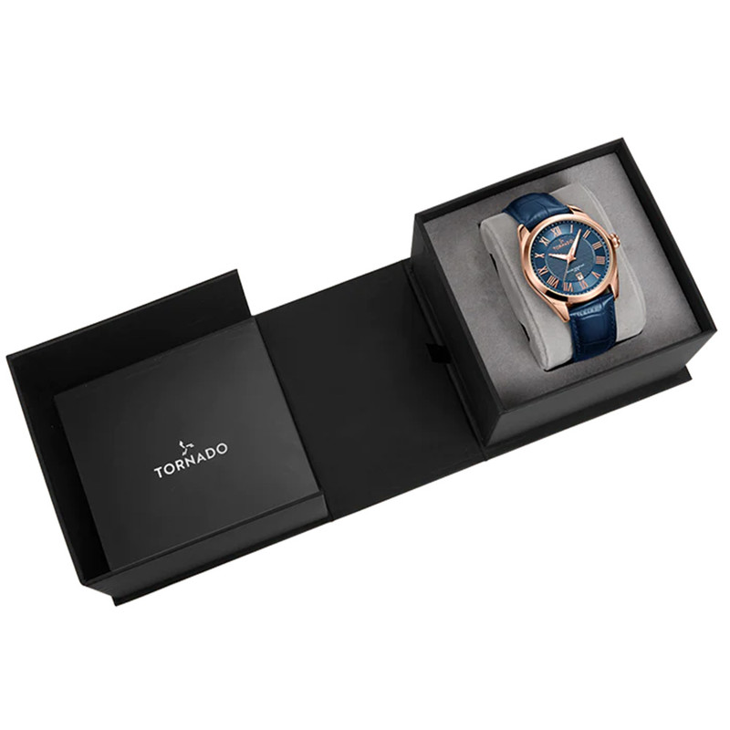 قیمت و خرید ساعت مچی عقربه‌ای مردانه تورنادو مدل T8007-RLNN